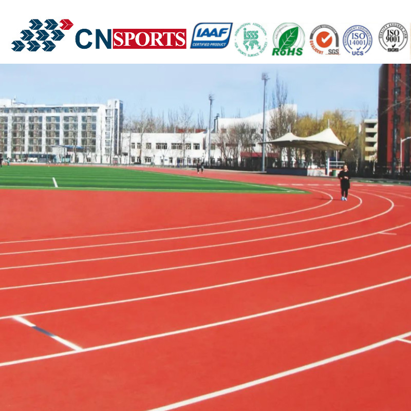 13 มม Iaaf ยอมรับ EPDM ยาง Granule เองมึนแบบผสม PU พื้นทางเดิน